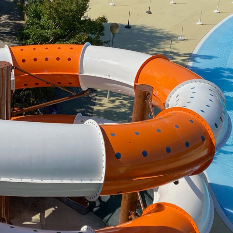 Hydrotube 1400 water slide with closed section for use with dinghies ...